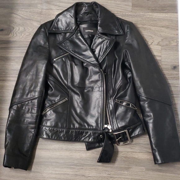 Express | Jackets & Coats | Express Leather Jacket | Poshmark